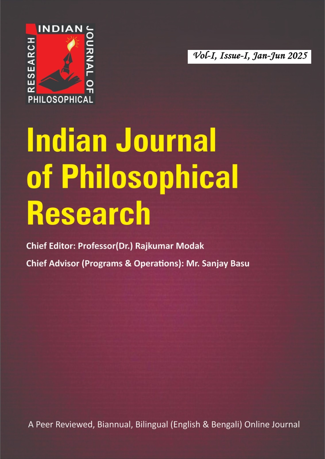 Previous Issues – Indian Journal of Philosophical Research (IJPR) [ISSN ...